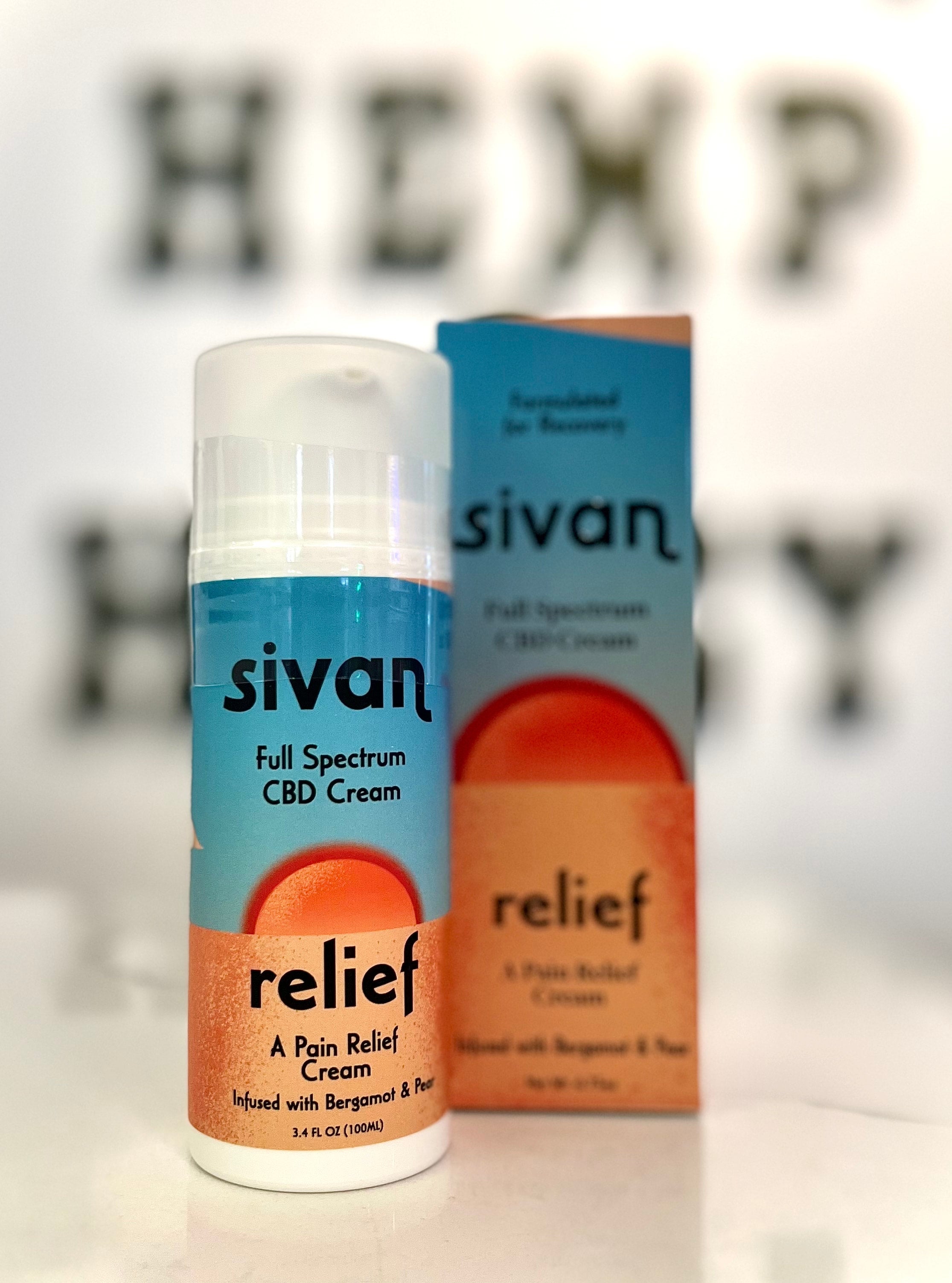Sivan Topical Pain Relief CBD Cream | Hemp & Honey