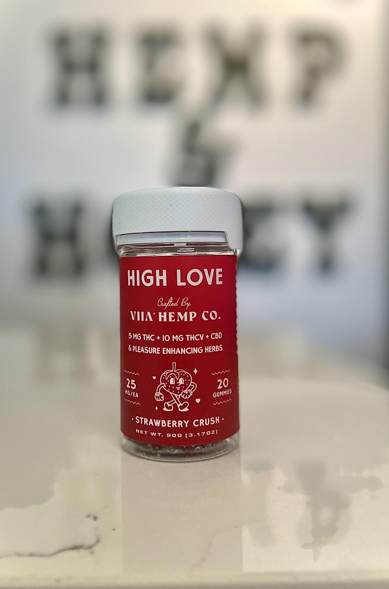 Viia Hemp Co. High Love – THC Libido Gummies | Hemp & Honey